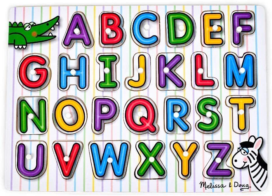 Buy Melissa And Doug See Inside Alphabet Peg Puzzle