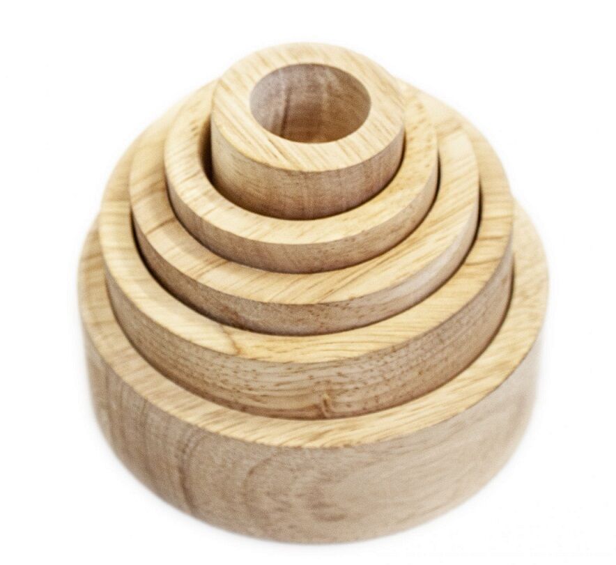 Buy Qtoys - Natural Stacking Bowls